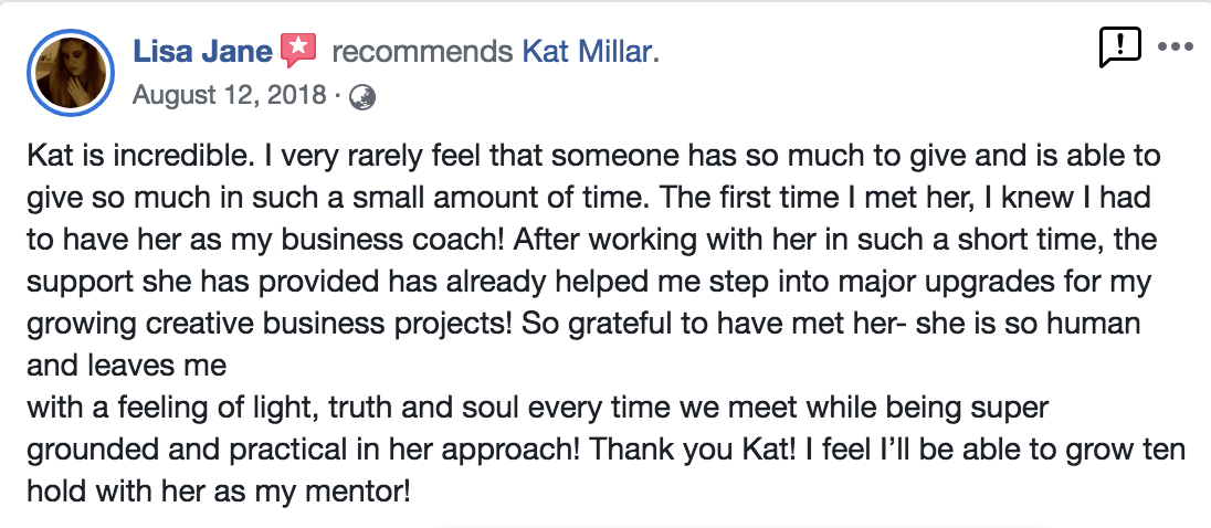 Reviews - Kat Millar