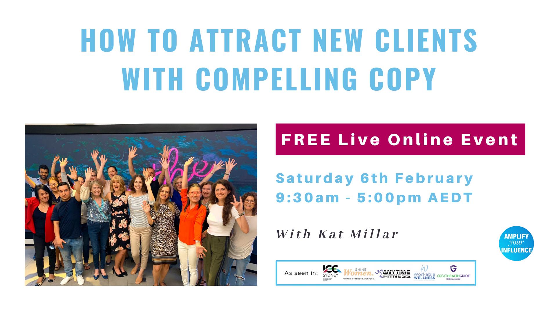 How to attract new clients Kat - Kat Millar